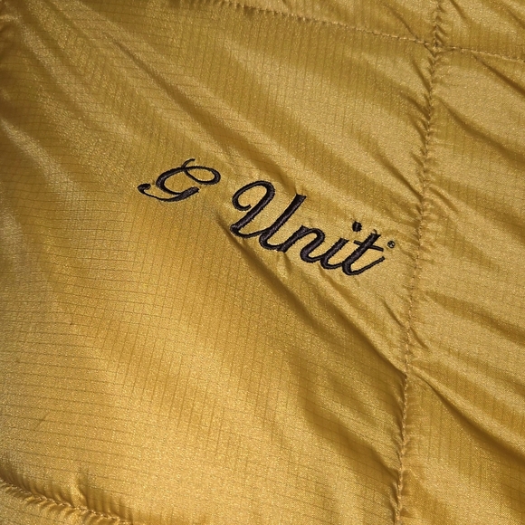 G-Unit | Jackets & Coats | Rare Vintage Gunit Y2k Gold Puffer Jacket ...